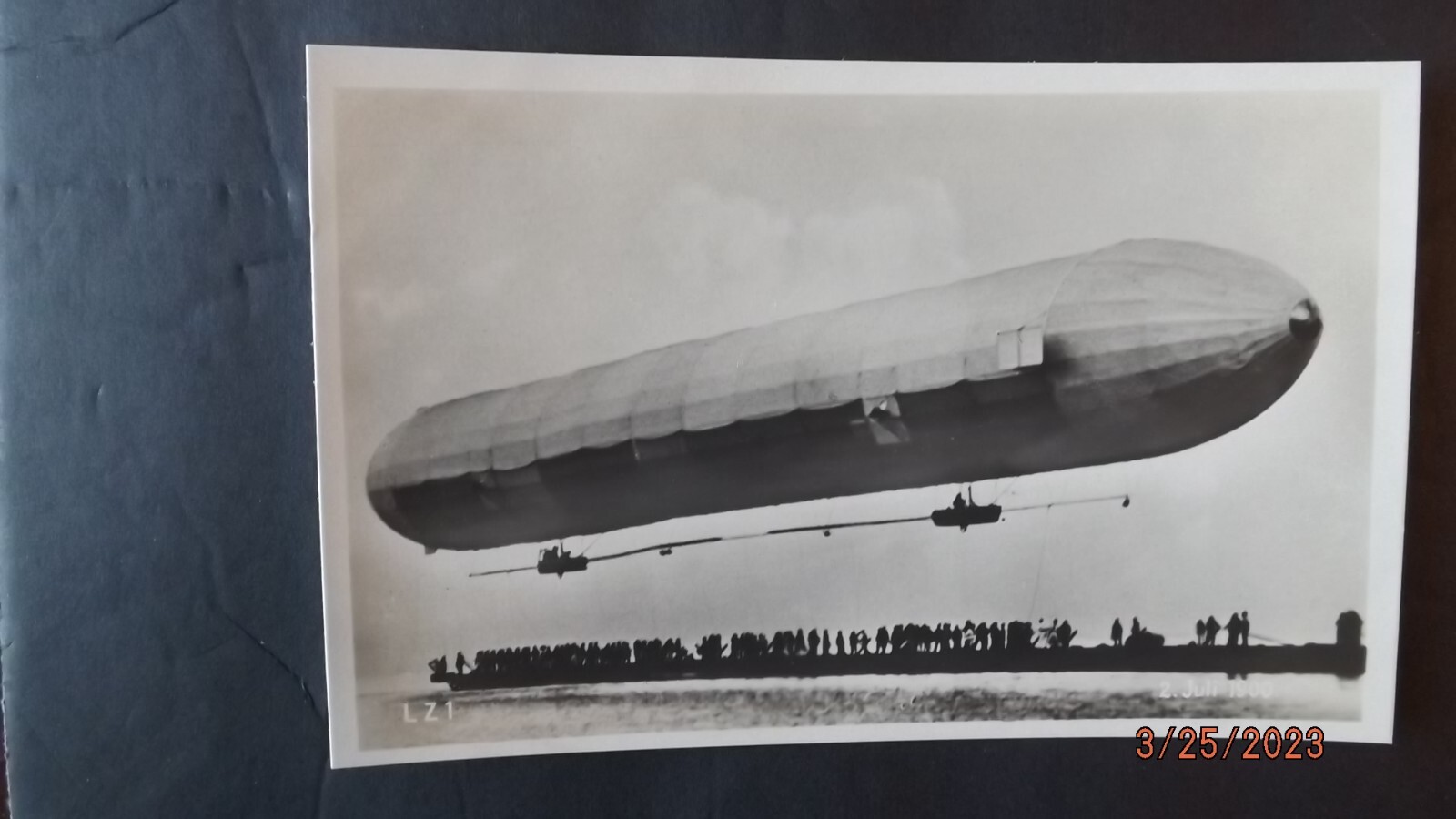 German Zeppelin Postcard - LZ-1 First Zeppelin Airship - July 2, 1900 ...