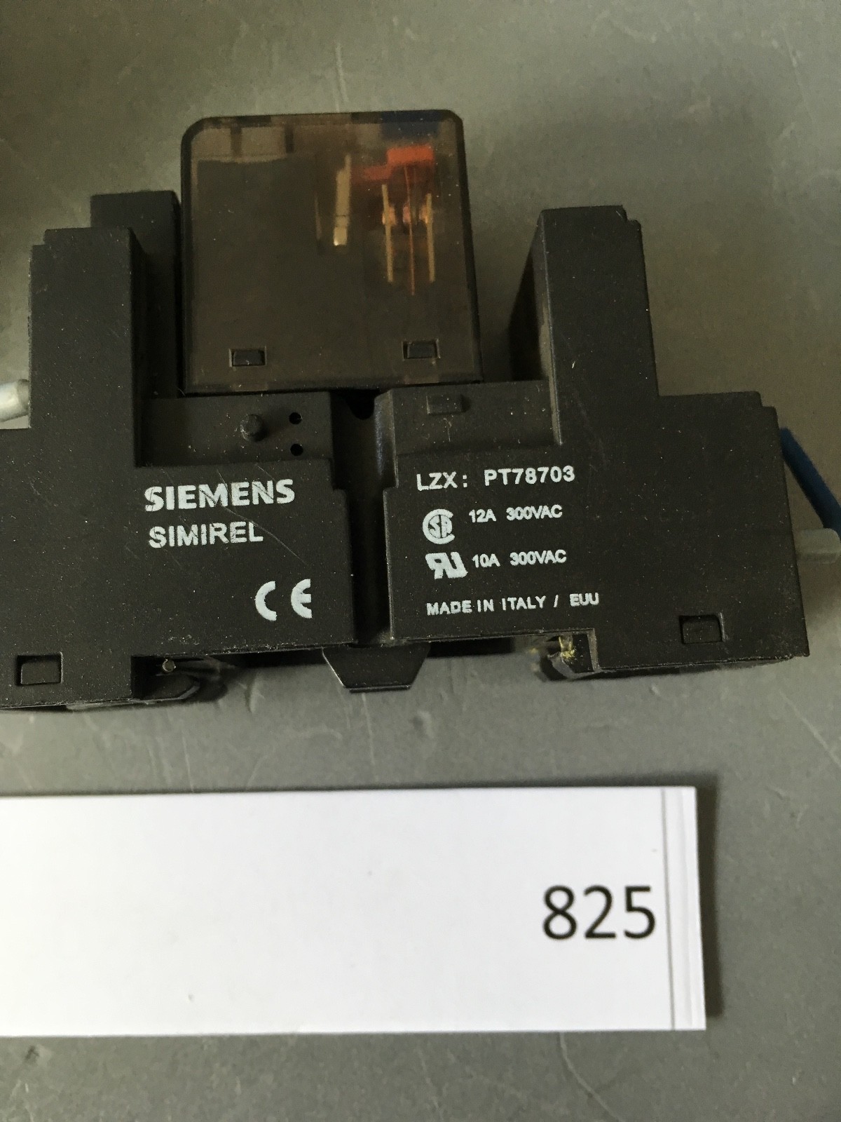 Siemens Relaissockel + Relais Nr LZX:PT78703 + LZX:PT370024 5 Stück ...