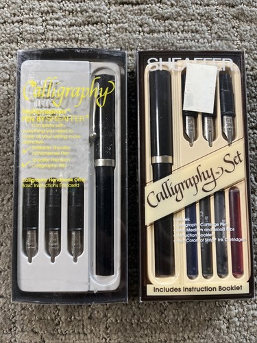 Vtg Sheaffer Calligraphy Pen Multicolor Gift Set No Nonsense Instructions Lot | eBay