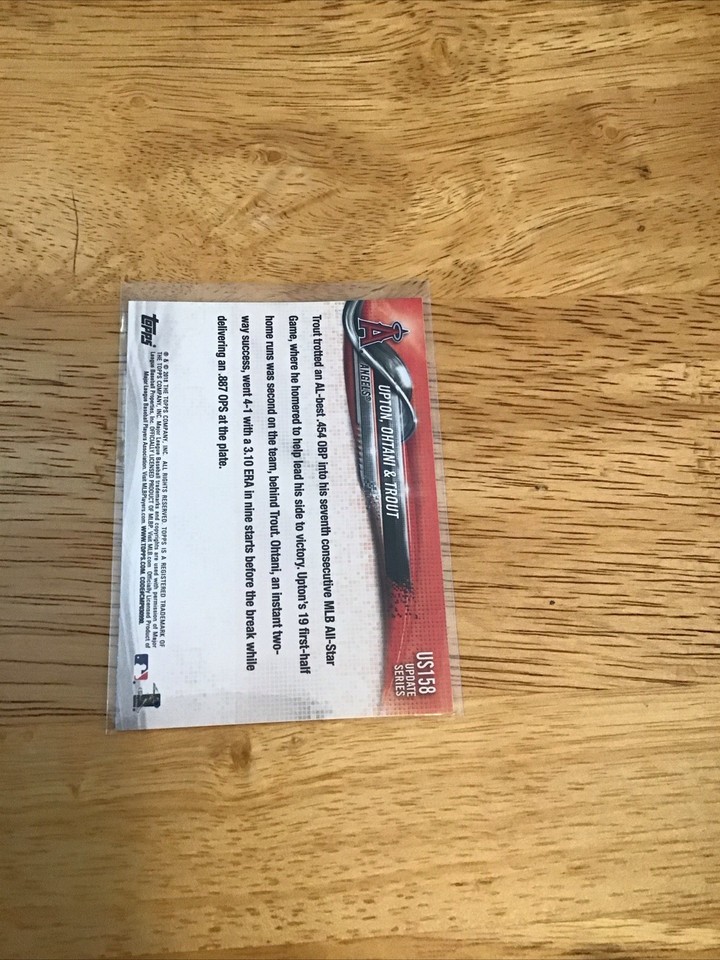 2018 Topps Update Series - Mike Trout, Shohei Ohtani, Justin Upton # ...