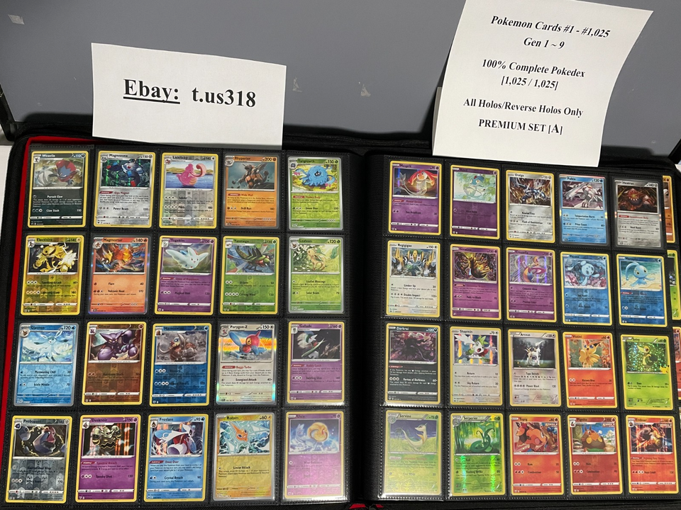 ⭐ Pokemon #1-1025 |ALL HOLOS/REVERSE HOLOS ONLY 100% Complete Cards ...