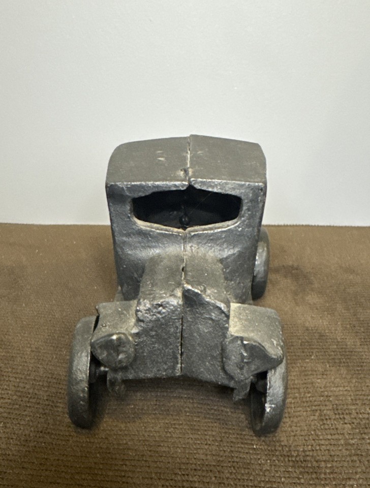 Vintage Cast Iron Toy Car Sedan - Antique Style Model T / Model A Black ...