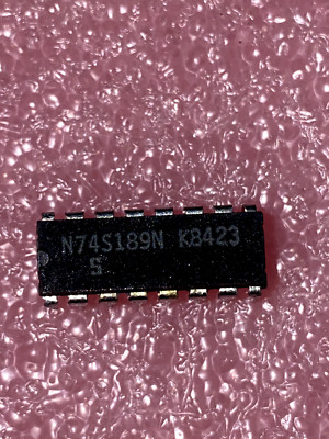 Signetics N74S189N, 1816-0724 IC 64-bit SRAM 35-ns TTL S | eBay