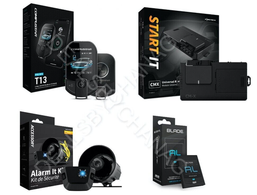 Compustar Pro T13 Remote Start Security System + Controller Kit, Alarm ...