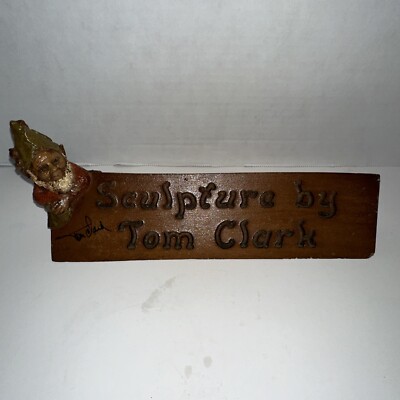 Tom Clark's Sculpture Display Sign, Signed | eBay