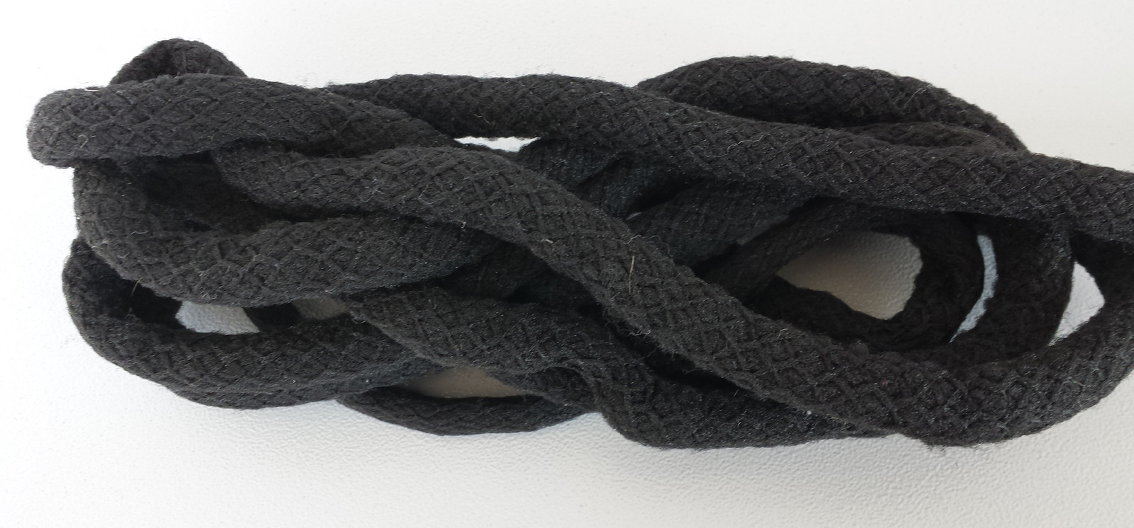 12mm 1/2"White Black Soft Sponge Foam Braided Rope Cord strings craft ...