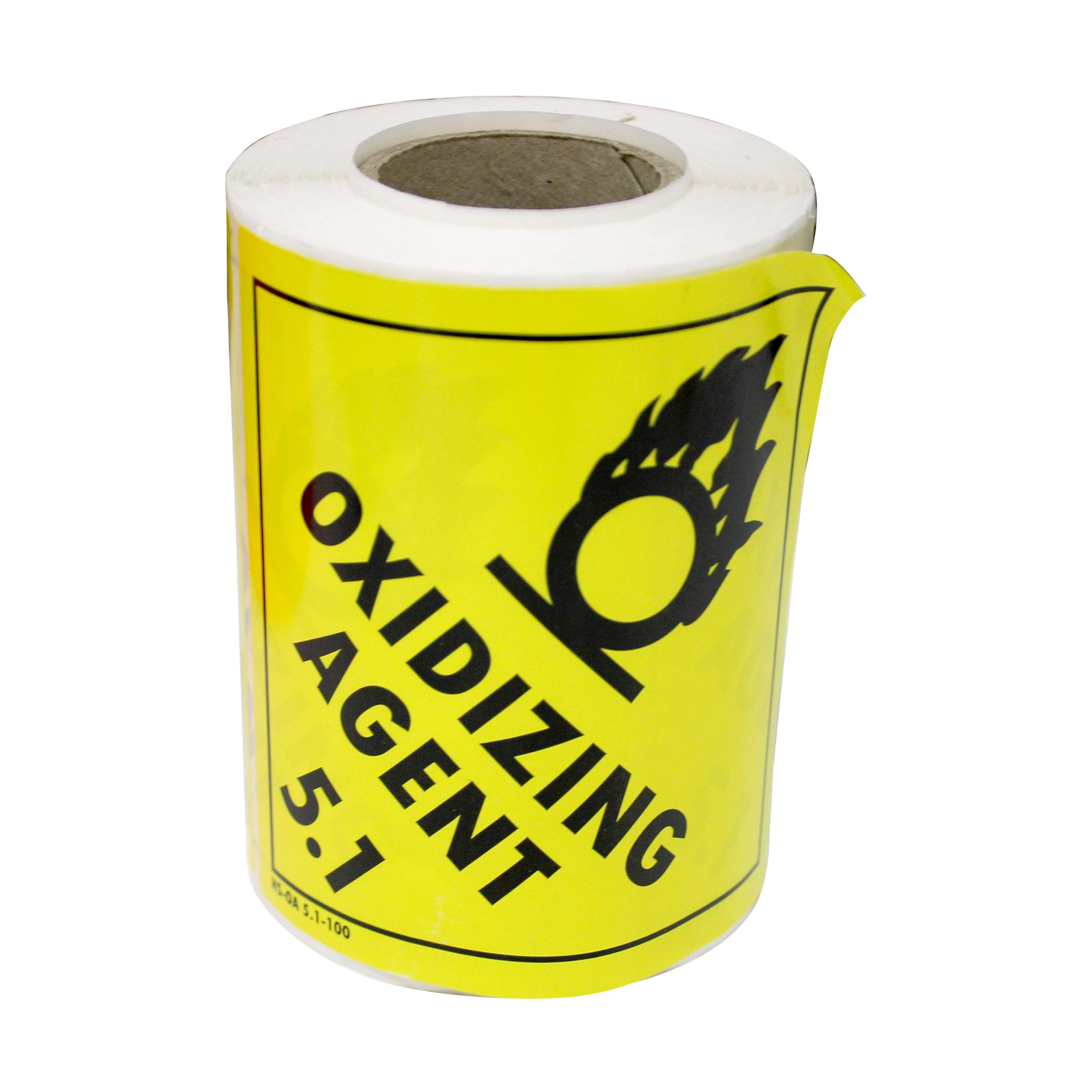Adhesive Labels Printed "Oxidizing Agent 5.1" Black Yellow 10x10cm 250 ...