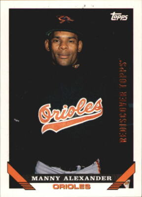 2017 Topps Buyback/Rediscover 1993 Manny Alexander - NM-MT | eBay