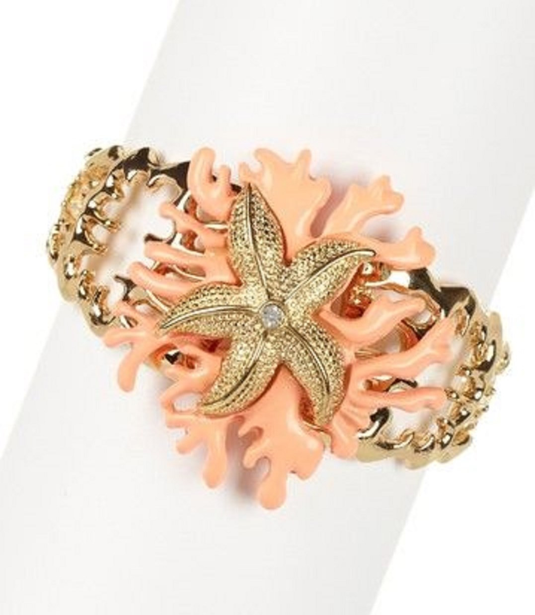 MONIQUE LESHMAN UNDER THE SEA STRETCH BRACELET - CORAL NEW | eBay