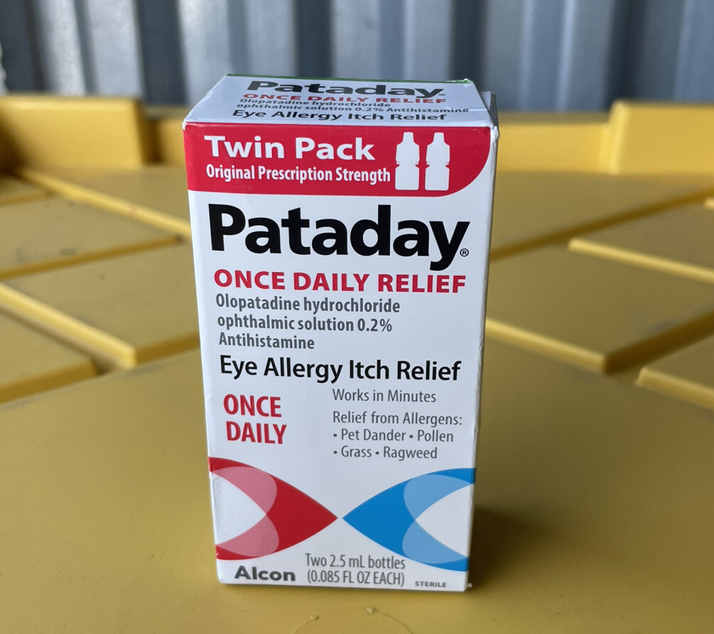 TWIN PACK Alcon Pataday Once Daily Relief Eye Allergy Itch Relief - 2 ...