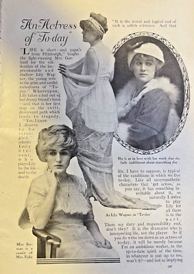 1914 Actress Emily Stevens illustrated | eBay