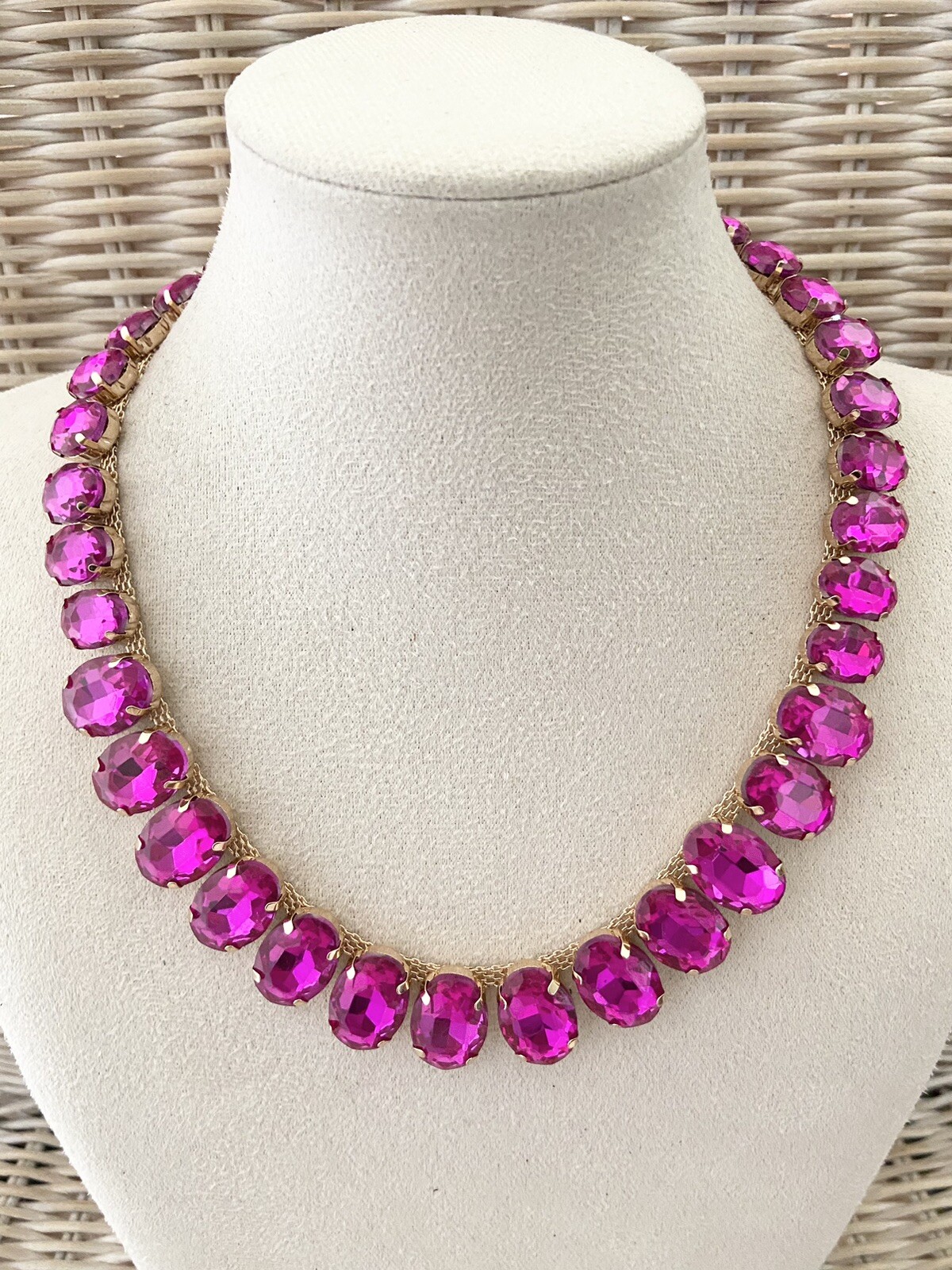 Damenkette Statement Collier Halskette Kurz Blogger Modeschmuck Strass ...