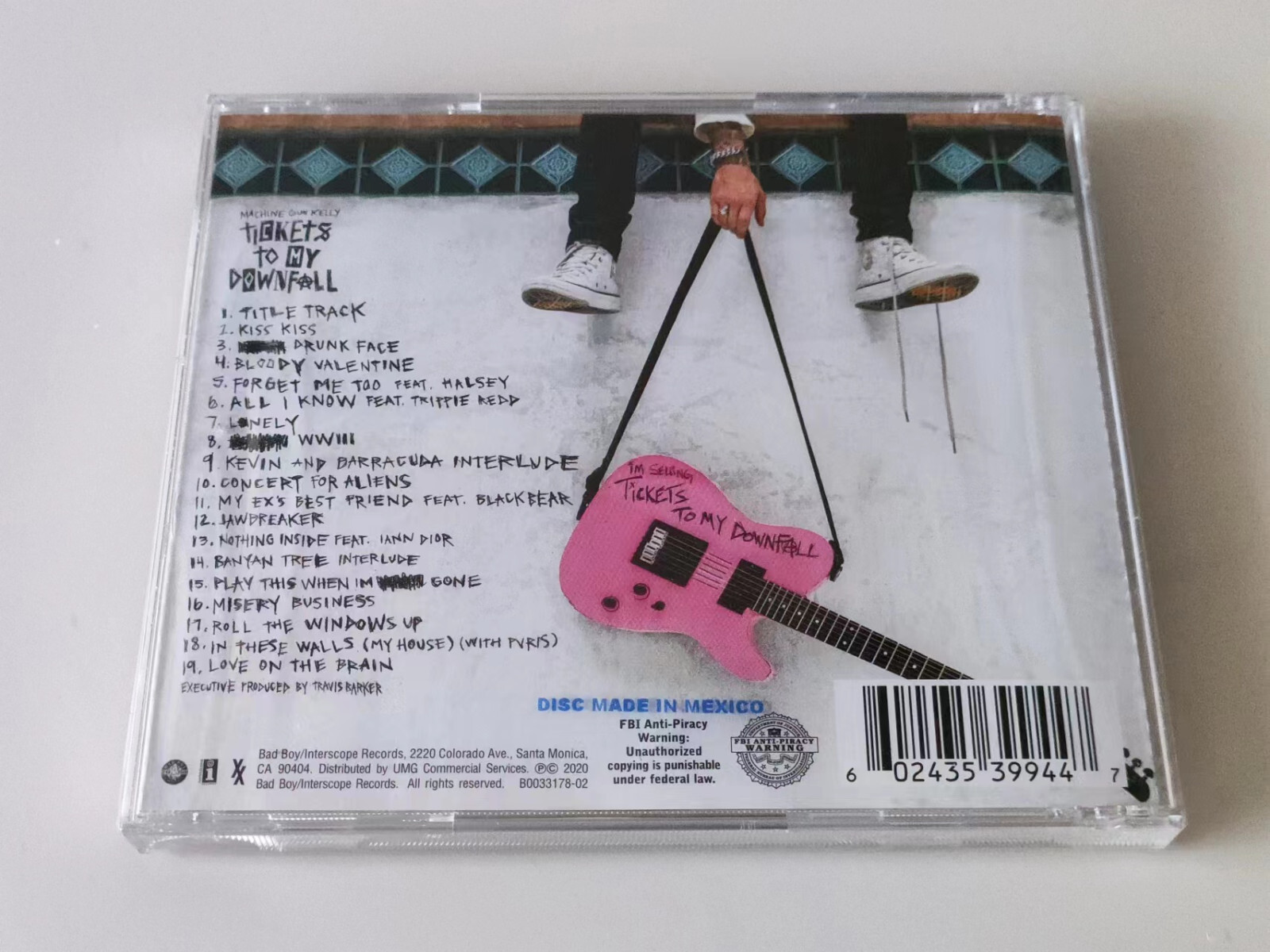 Tickets To My Downfall by Machine Gun Kelly (CD,2020) | eBay