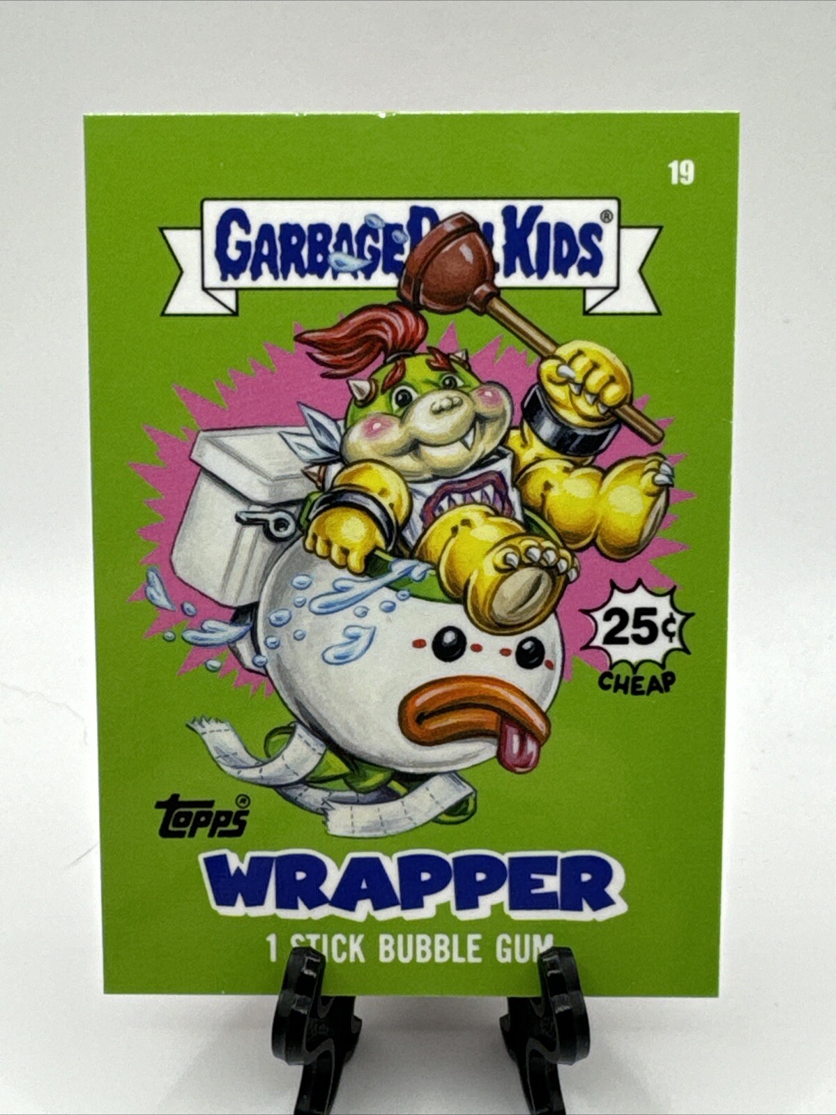 2024 Garbage Pail Kids Game Over Level 4 Wrapper Card #19 Bathroom ...