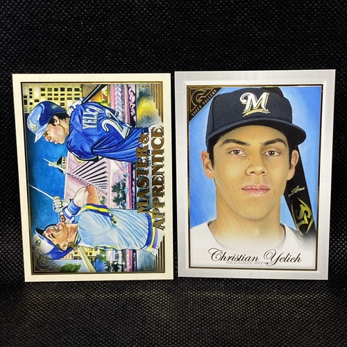 2019 Topps Gallery Master Apprentice Christian Yelich Robin Yount ...