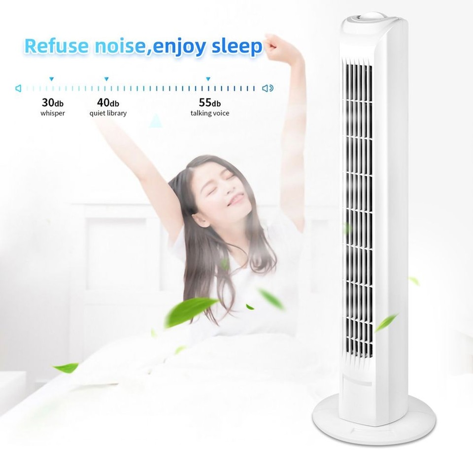 32" Tower Fan 3 Speed Slim Tall Fan Oscillating Home Air Cooling Fan ...