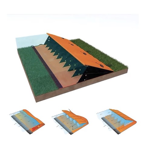 Quick Dam 30ft Flood Barrier 14" High - Water Activated, Portable ...