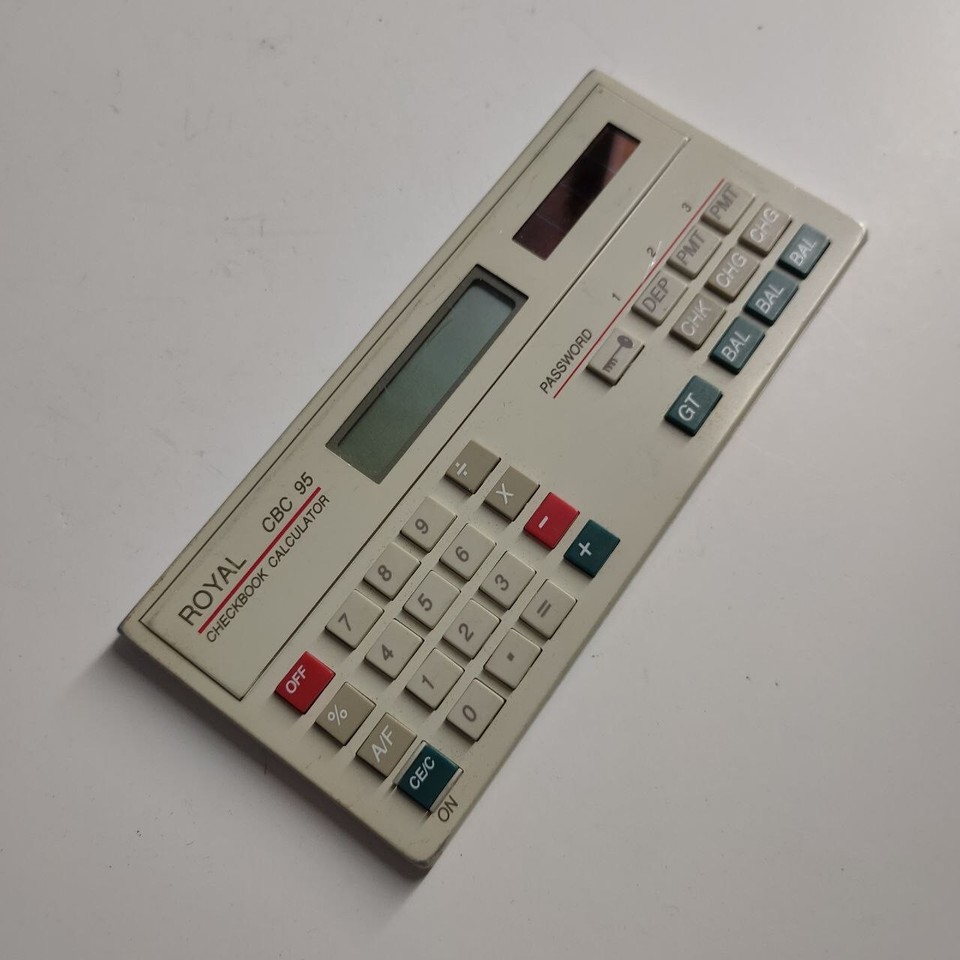 Royal CBC - 95 Calculator Vintage NO TESTED | eBay