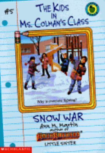 Snow War by Martin, Ann M. 9780590692014 | eBay