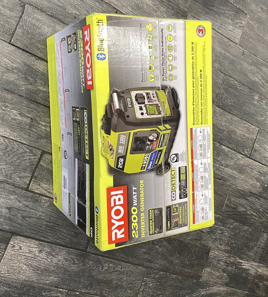 NEW Ryobi 2300 Watt Digital Inverter Generator Portable SUPER QUIET ...