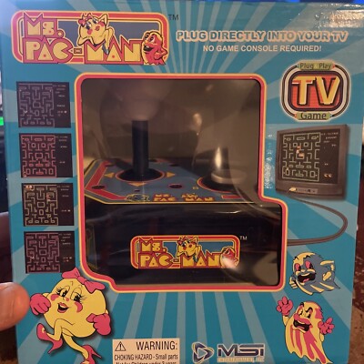 Ms. Pacman Gaming System | MSi TV Arcade Plug And Play Into Your TV ...