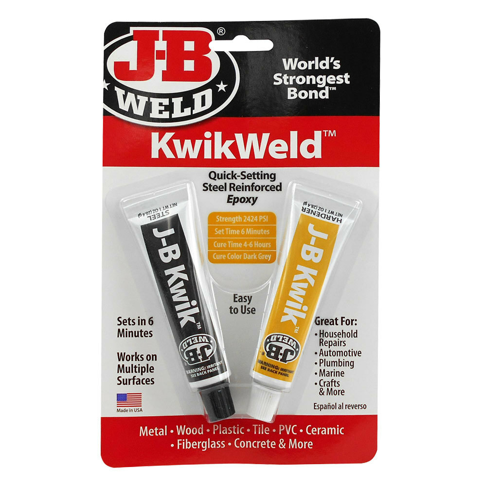 JB WELD Kwik Weld Kit JB8276 Cold Weld Bonds in 6 Minutes #8276_Surplus ...