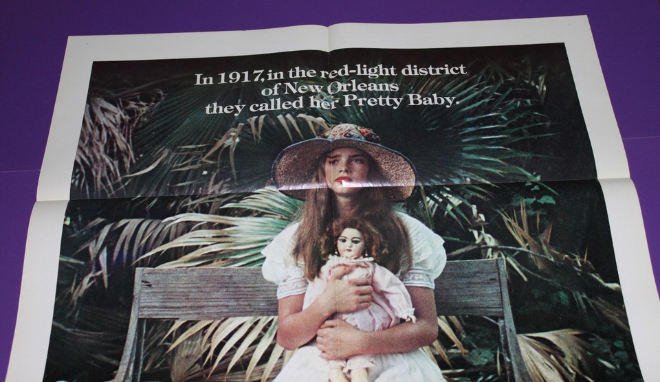 PRETTY BABY MOVIE POSTER ORIGINAL ONE SHEET BROOKE SHIELDS | eBay