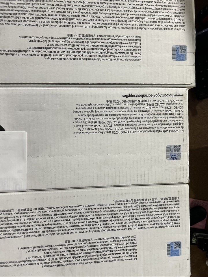 HP 507A Toner Set CMY - CE401YC, CE402YC, CE403YC - Genuine Sealed ...