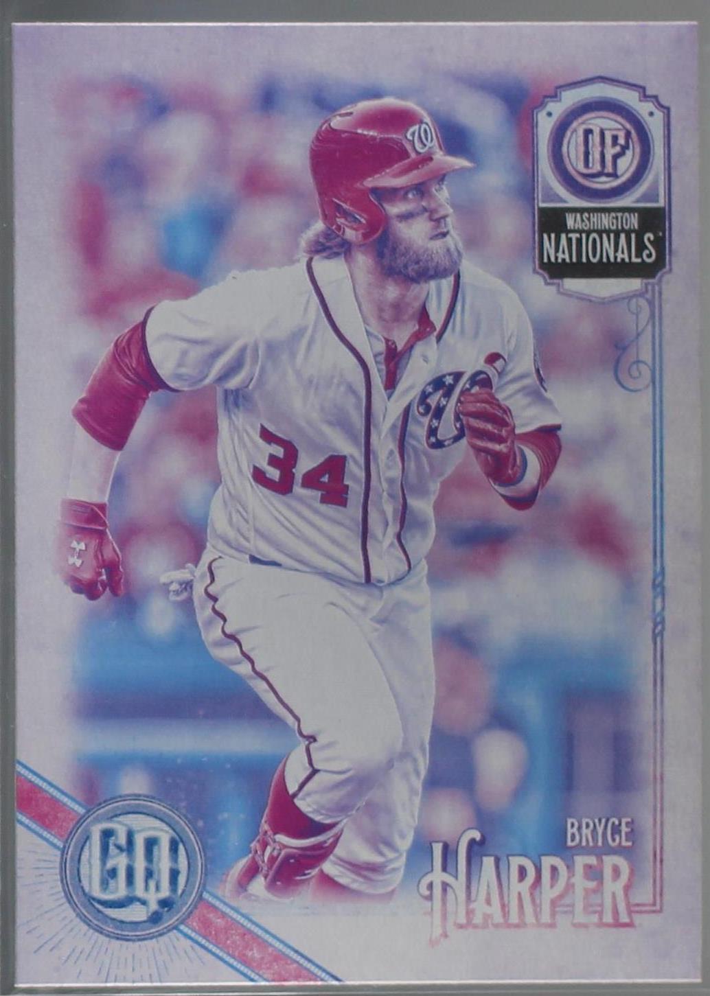 2018 Topps Gypsy Queen - Bryce Harper #50 Missing Black Plate for sale ...