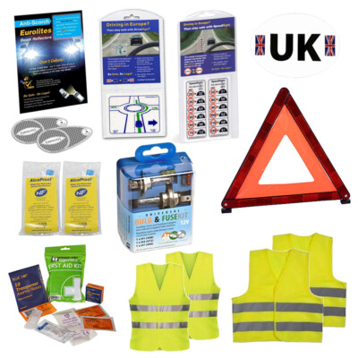 New Euro European EU Travel Kit For Driving In France With French ...