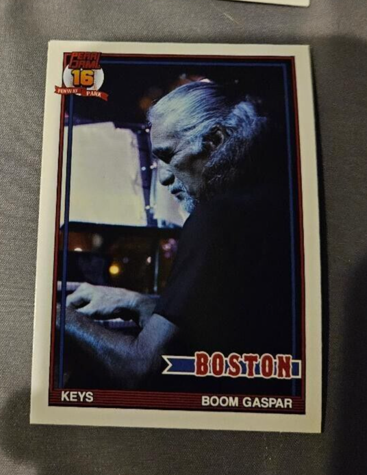2016 Boom Gaspar Pearl Jam Boston Fenway Park Trading Baseball Card ...