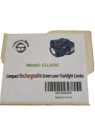 LaserCross Compact Rechargeable Tactical Green Laser Flashlight combo ...