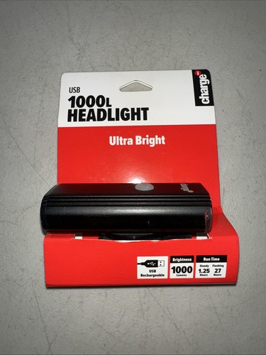 CHARGE Bicycle Front Light 1000 Lumen Cycling Mount USB Bike Headlight Flash | eBay