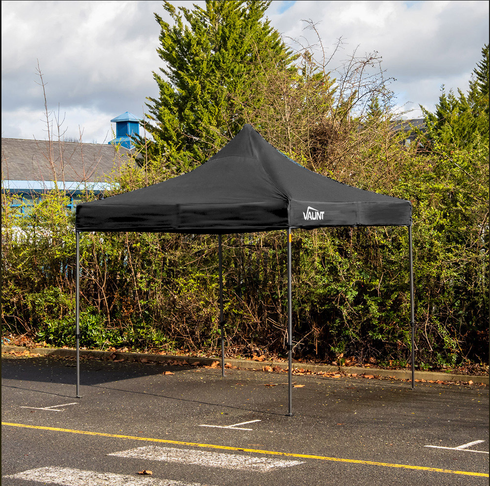 Vaunt 3x3 Pop Up Gazebo – Black Frame Only, No Canopy | eBay UK