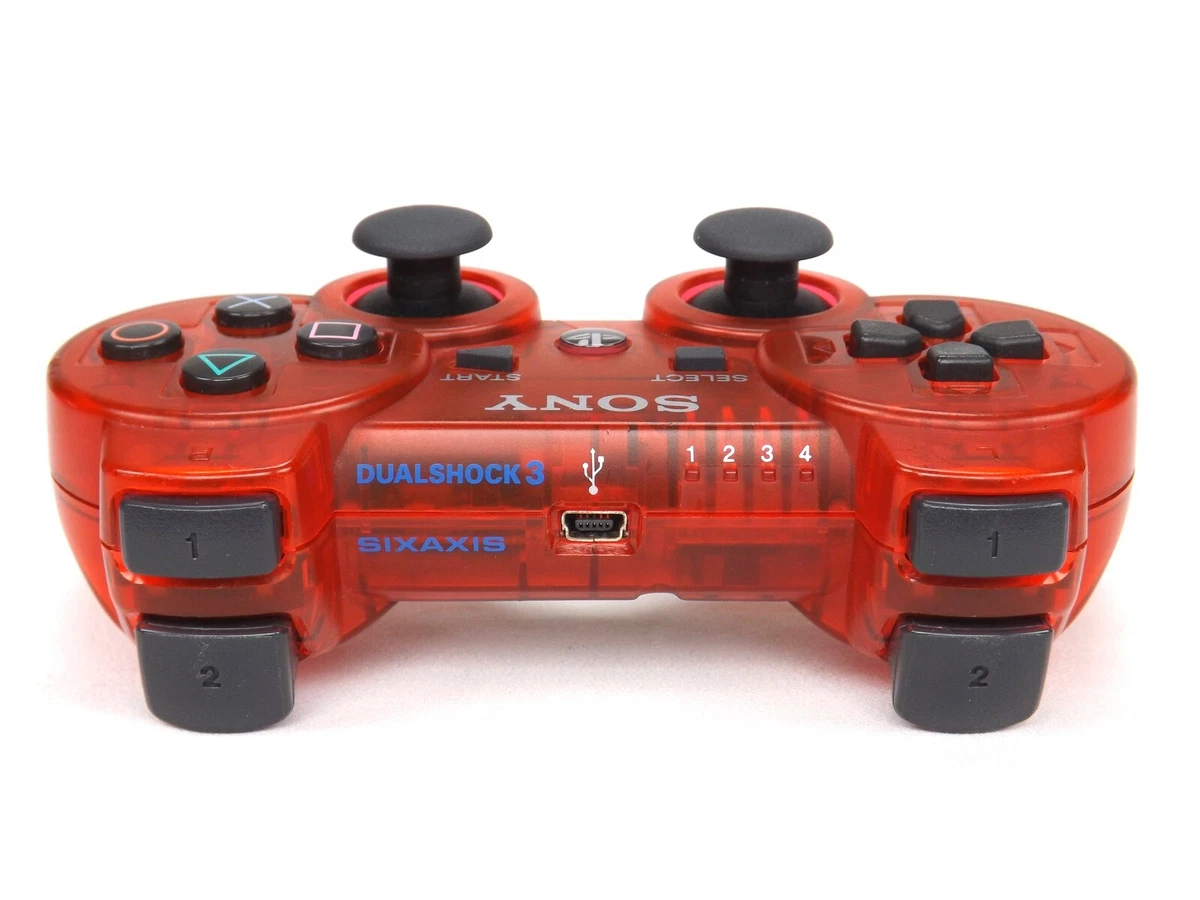 Red Ps3 Controller