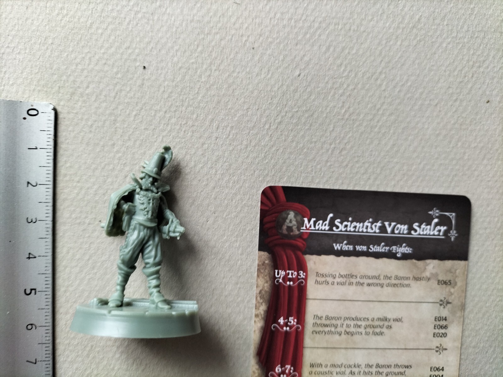 MAD SCIENTIST VON STARLE MINIATURE+CARD/SOLOMON KANE/CASTLE OF THE ...
