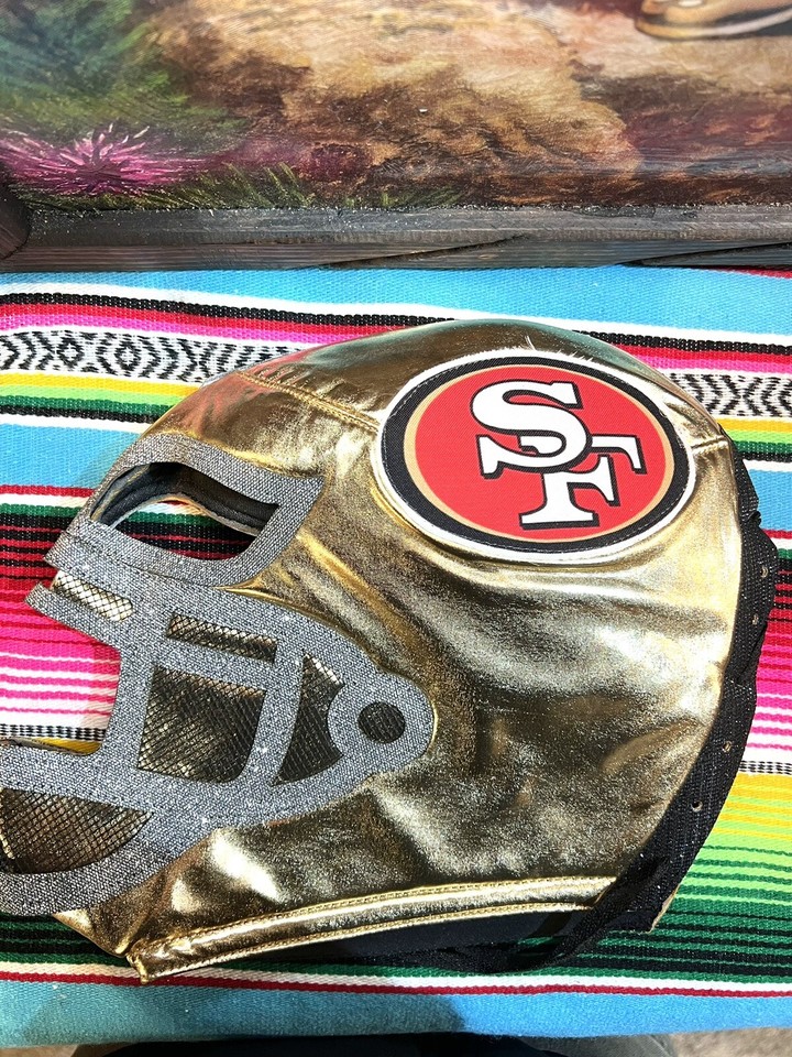 NFL San Francisco 49ers Luchador Wresting Mask Made In 🇲🇽🇲🇽 | eBay