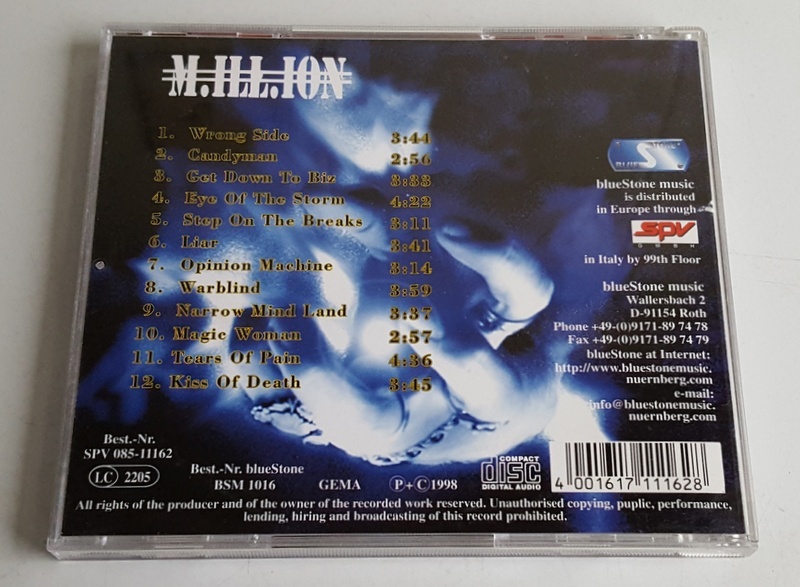 Million - Electric (CD,1998, Original Bluestone Music) | eBay