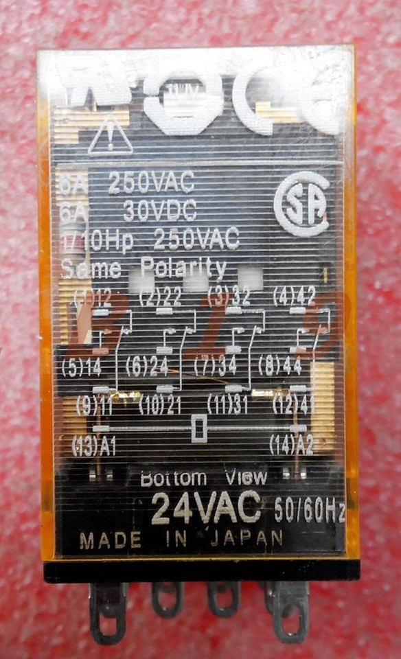 ONE IDEC intermediate relay 6A RU4S-A24 AC24V 14 feet | eBay