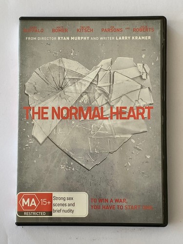 The Normal Heart DVD Jim Parsons Julia Roberts PAL 4 VGC 9325336198223 ...