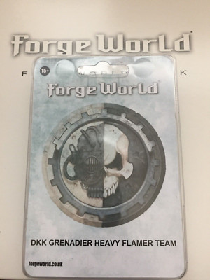 🔥 DKoK DEATH KORPS OF KRIEG GRENADIER HEAVY FLAMER TEAM 🔥Forgeworld OOP ...