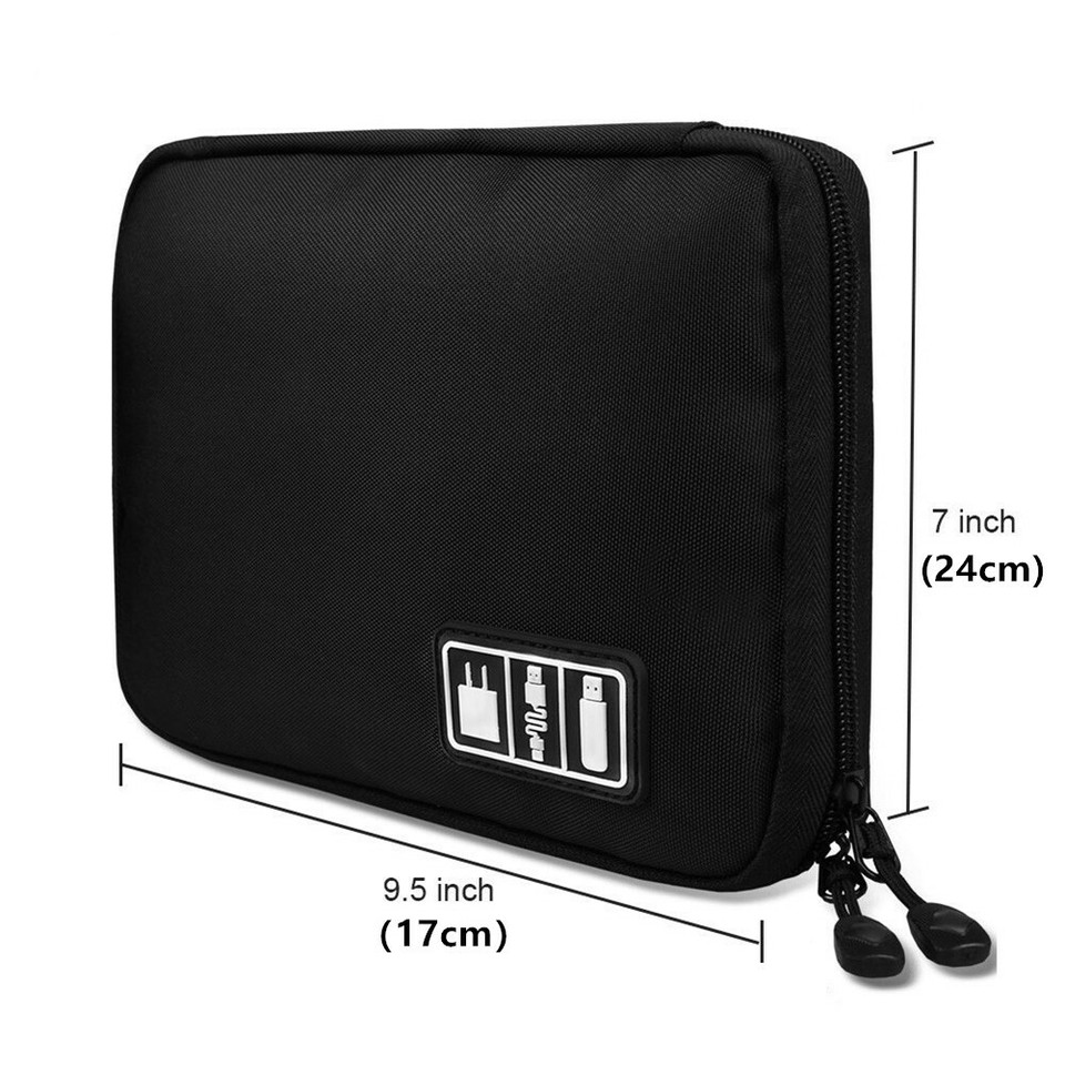 Cable Organizer System Kit Case USB Data Cable Earphone Storage Bags | eBay
