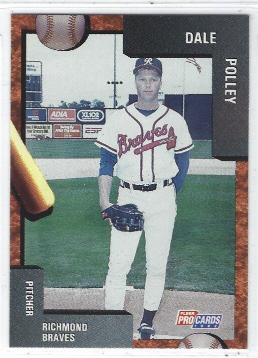 1992 Richmond Braves (Class AAA-Atlanta Braves) Dale Polley | eBay