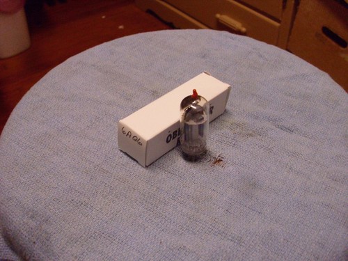 Vintage Computer Rated (Orange Tip) 6AQ6 Triode Dual Diode Vacuum Tube ...