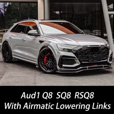 For Audi Q8 SQ8 RSQ8 Q8 E-tron Adjustable AIR Ride SUSPENSION LOWERING ...