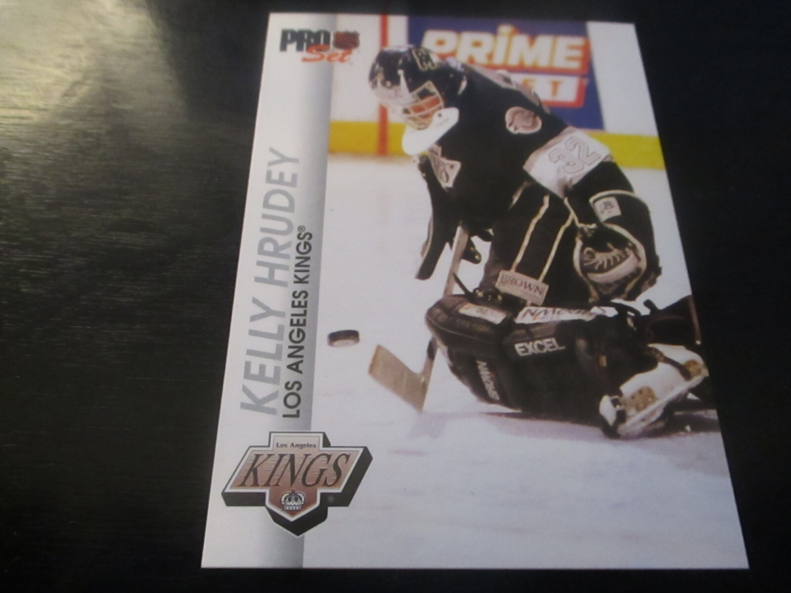 kelly hrudey (los angeles kings -goalie) 1992/93 pro set card #70 mint ...
