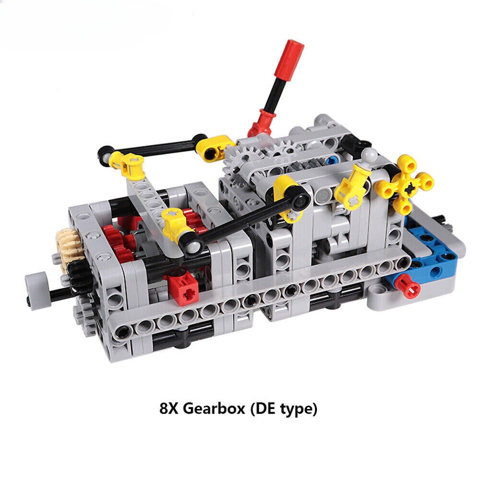 MOC Car Technic Parts Speed Gearbox Kit for Lagoes Gear Axles Pins ...