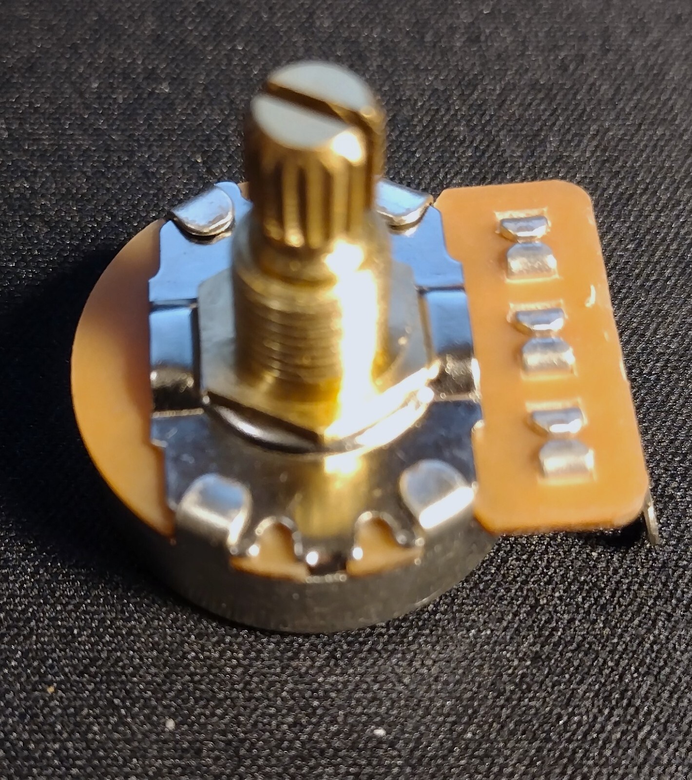 Epiphone Les Paul Brass Guitar Potentiometers Metric kit Gavitt Wire Caps 500k | eBay