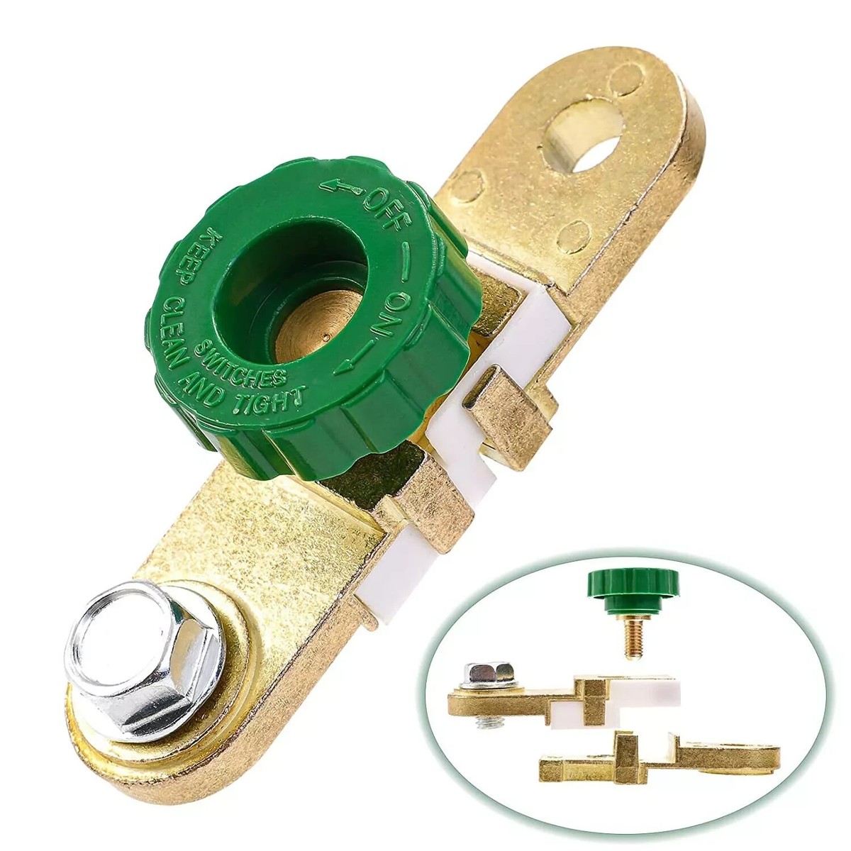 Car Battery Terminal Disconnect Switch Side Top Post Battery