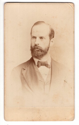 C. 1880s CDV F. GUTEKUNST HANDSOME BEARDED MAN IN SUIT PHILADELPHIA ...
